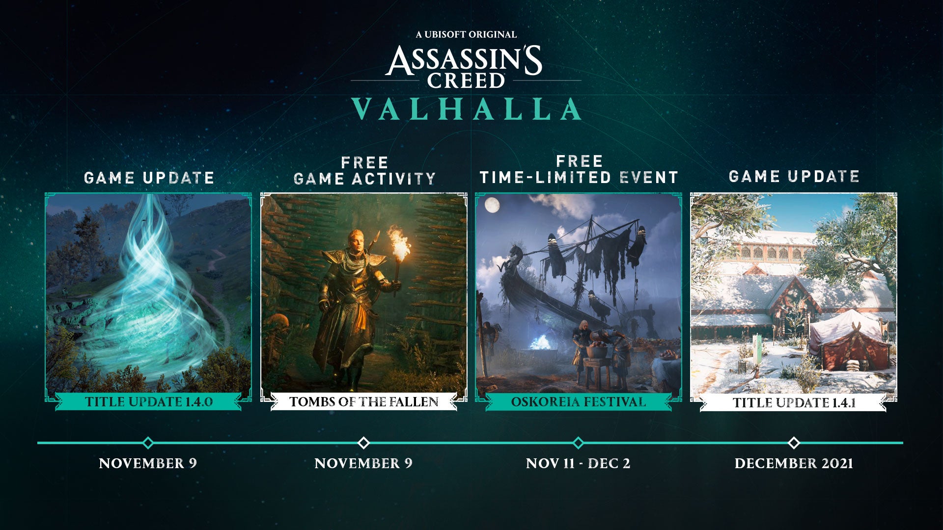 Assassins Creed Valhalla Roadmap Shows Upcoming Content First Drop Next Week Vg247
